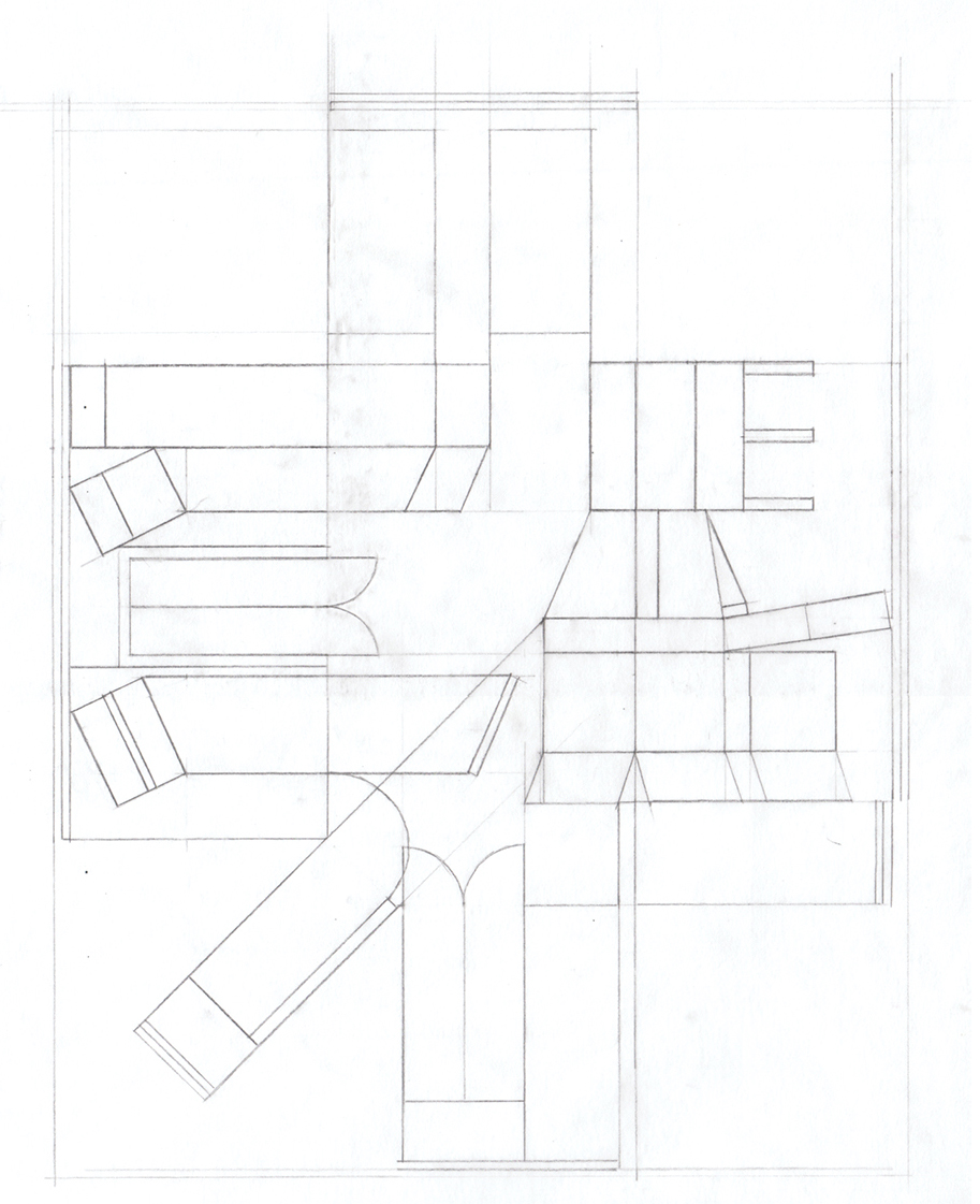 Developed surface drawings – Anna Hougaard