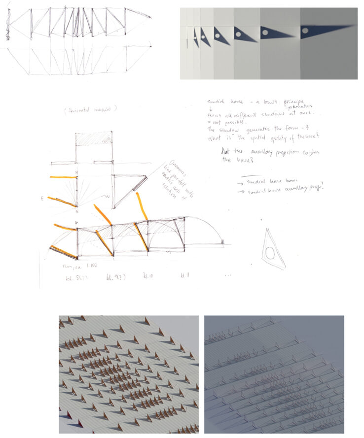 Sundial drawings – Anna Hougaard